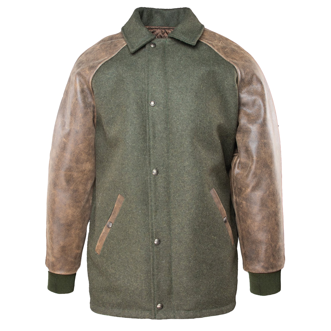 Schott NYC - Wool Coach Jacket - Olive – The Populess Company