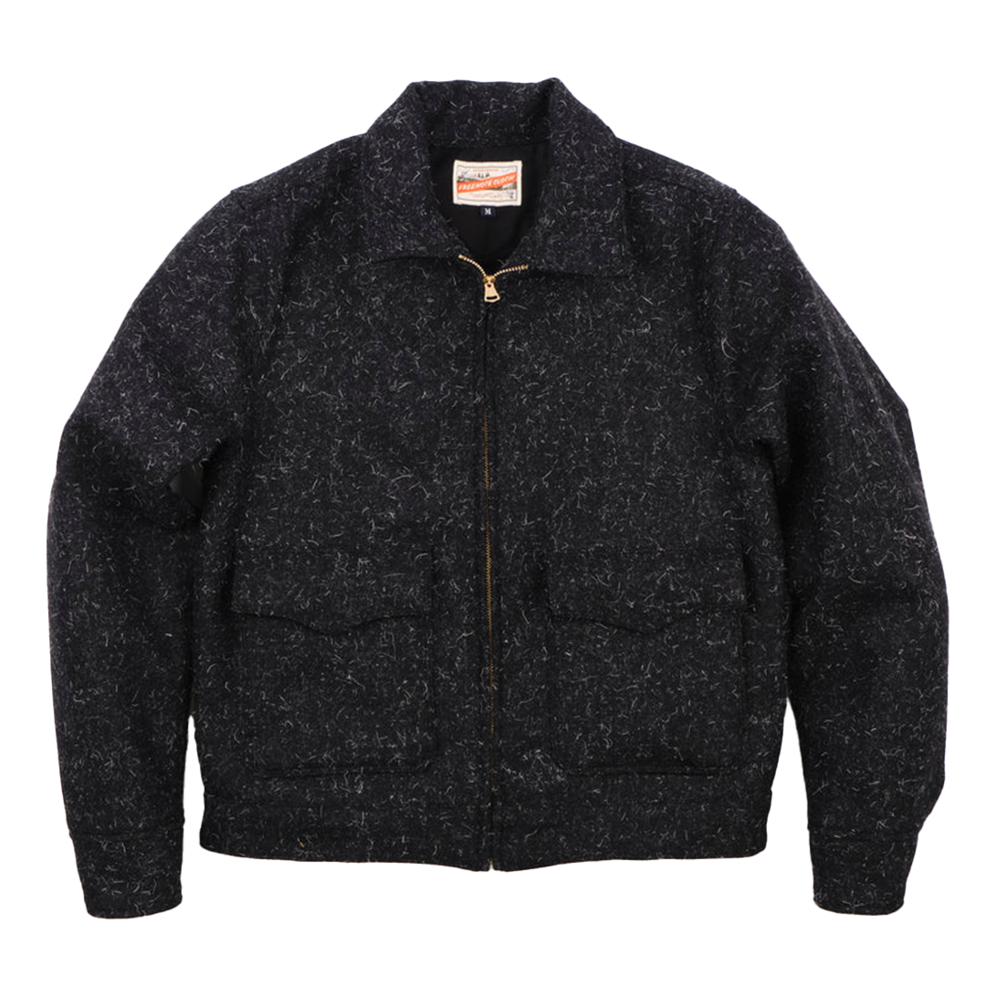 Freenote - Alcorn Jacket - Black Kemp Wool – The Populess Company